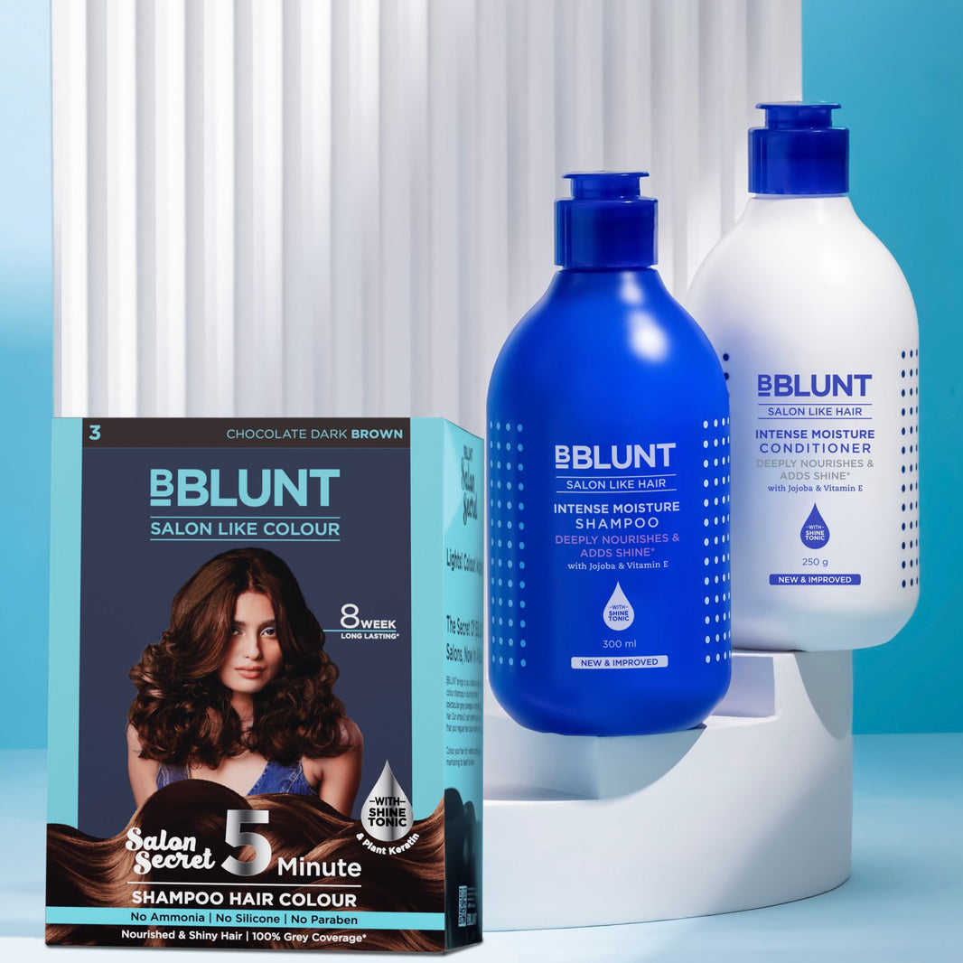 BBlunt Hair Colour Shampoo Range, Colours Hair in 5 Minutes