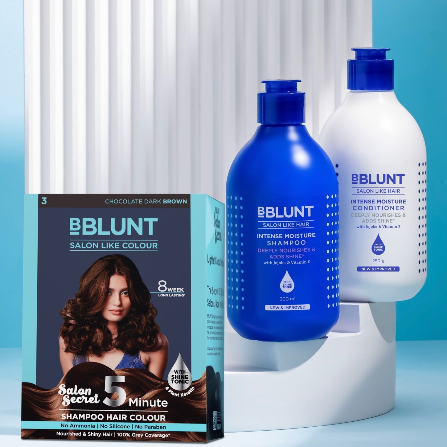BBlunt Hair Colour Shampoo Range, Colours Hair in 5 Minutes