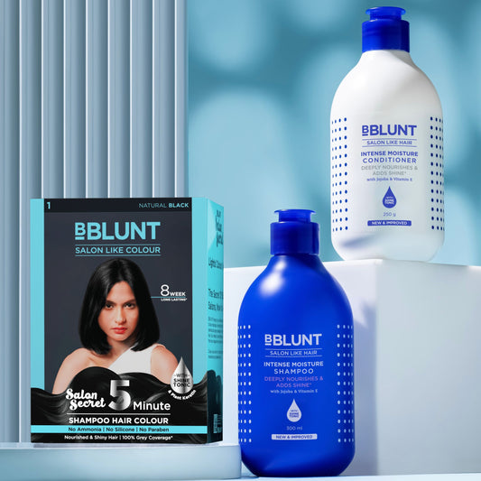 BBlunt Hair Colour Shampoo Range, Colours Hair in 5 Minutes