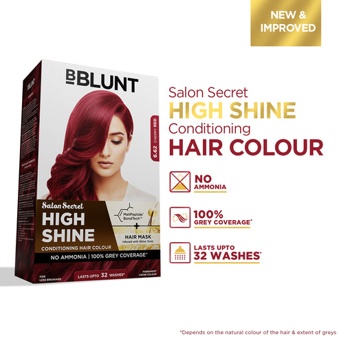 High Shine Conditioning Hair Colour - Cherry Red (Shade 6.62) – BBlunt