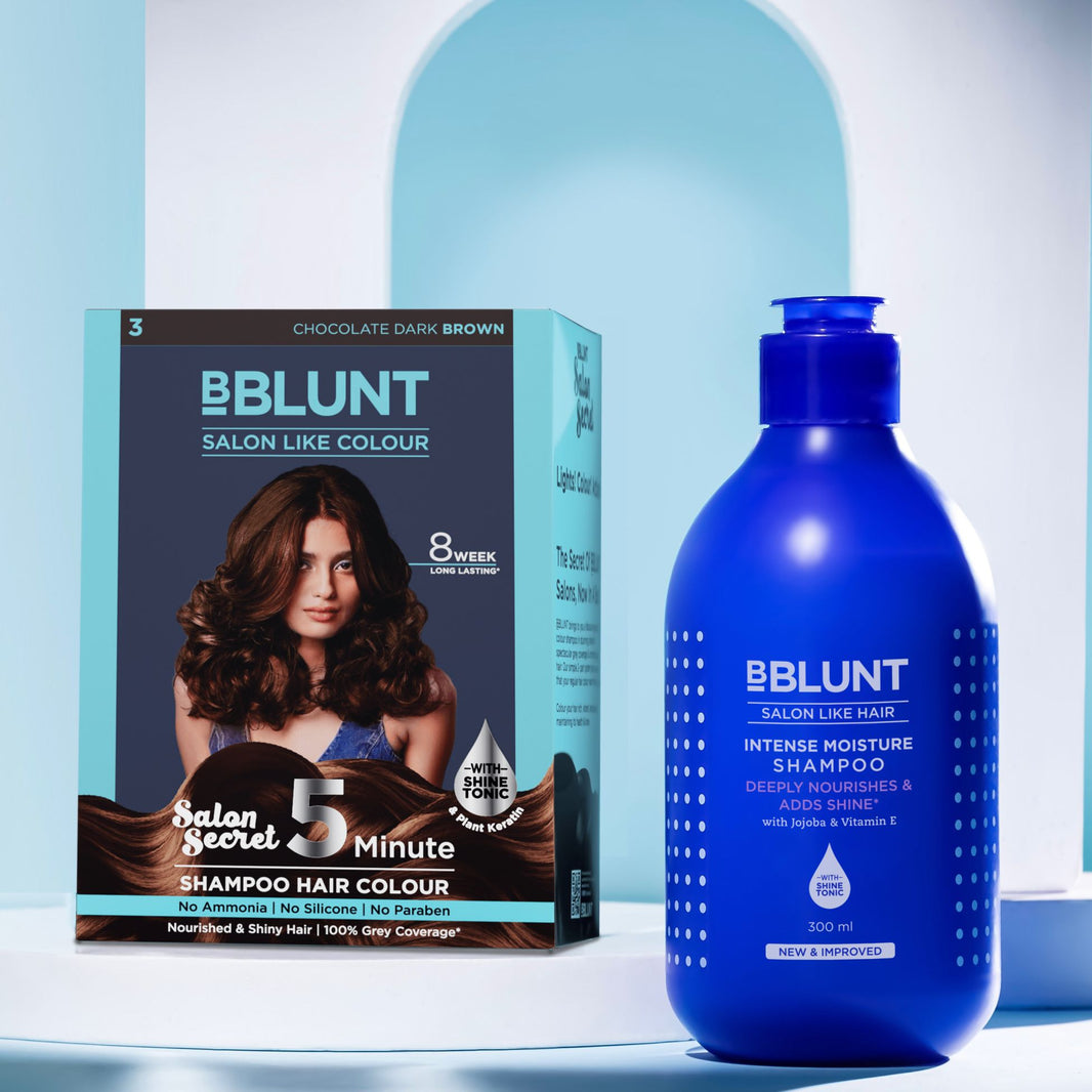 BBlunt Hair Colour Shampoo Range, Colours Hair in 5 Minutes