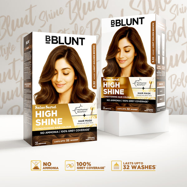 High Shine Conditioning Hair Colour - Honey Light Golden Brown (Shade ...